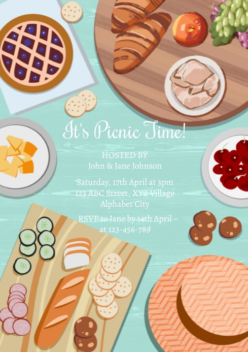Picnic Invitation Template | PosterMyWall