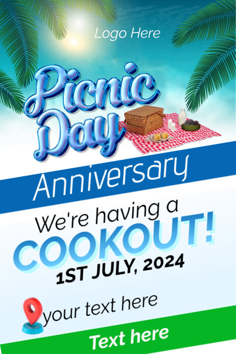 Picnic Poster Template | PosterMyWall