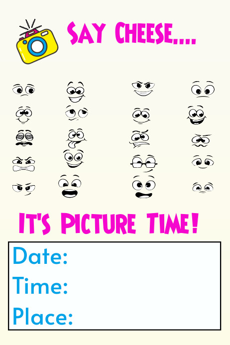 Picture Time Template | PosterMyWall