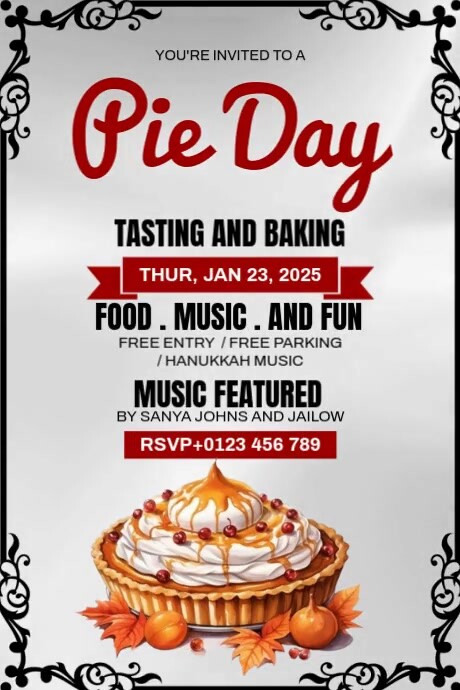 Copy of Pie Day Ads | PosterMyWall