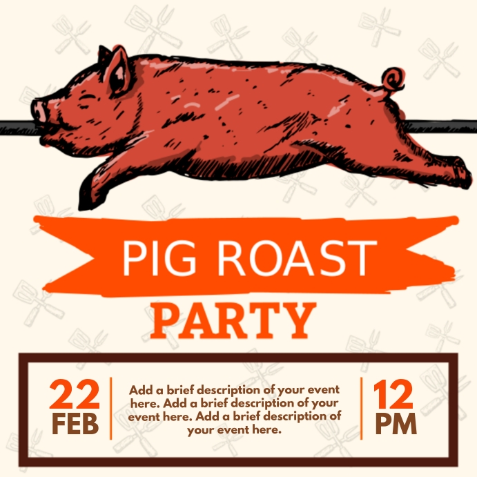 Pig Roast | PosterMyWall