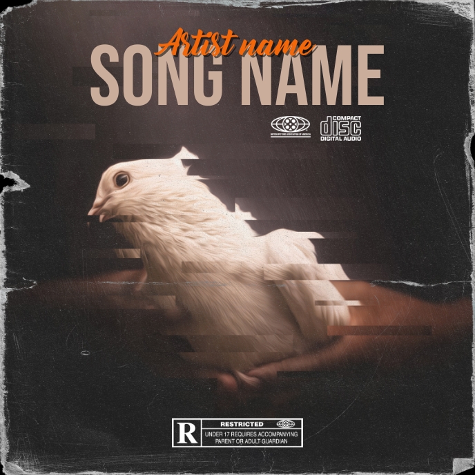 pigeon cover art Template | PosterMyWall