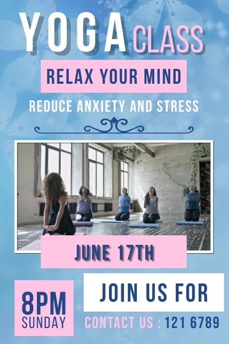 PILATES Template | PosterMyWall