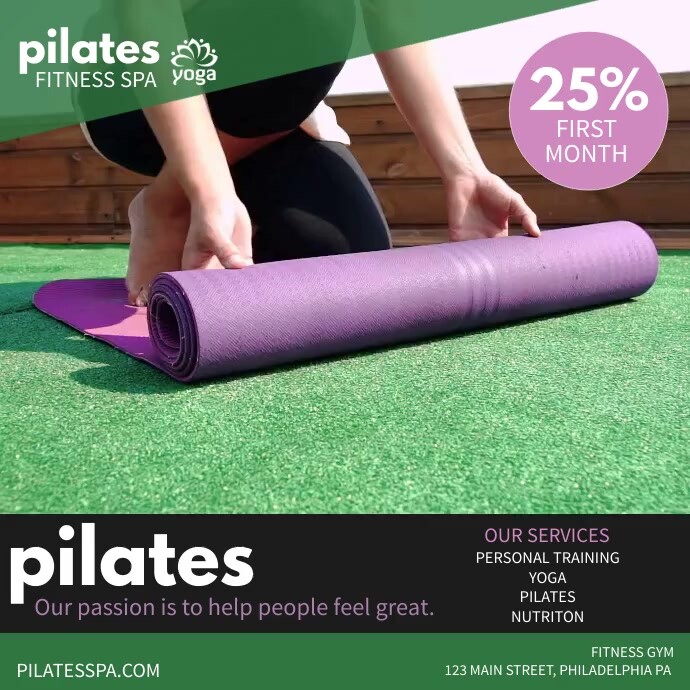 Pilates Template | PosterMyWall