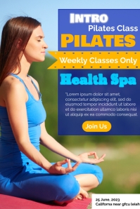 pilates poster Template | PosterMyWall