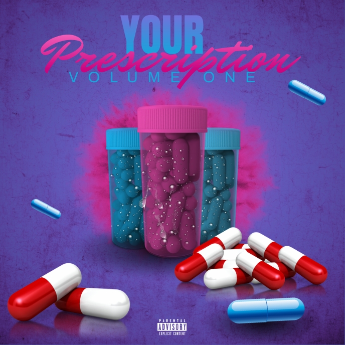 Pill Bottle - prescription - medicine album c Template | PosterMyWall