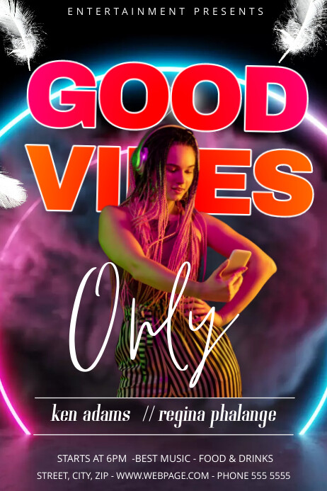 Pillow Fight Flyer Template | PosterMyWall