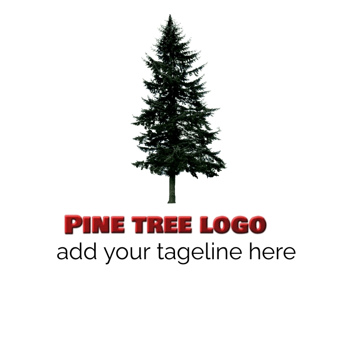 Pine tree logo Template | PosterMyWall
