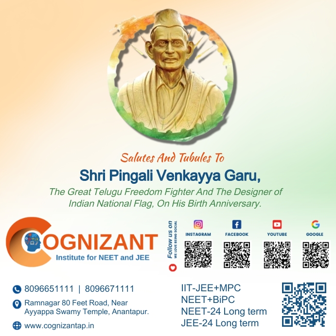 Pingali Venkayya Jayanti, Indian flag , Template | PosterMyWall