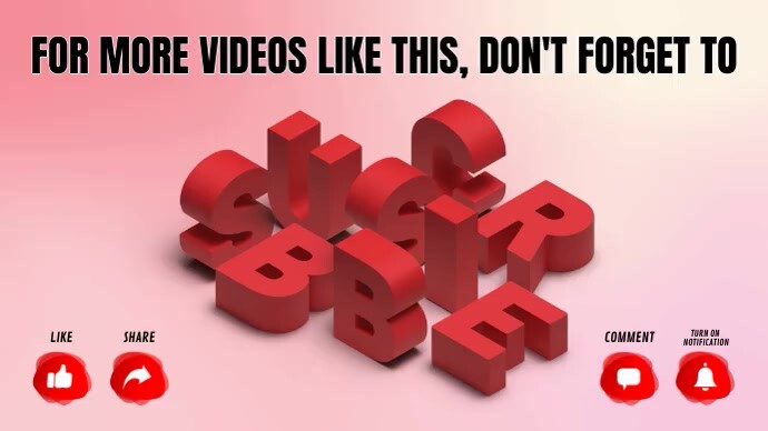 Copy of Pink 3d Attractive Youtube Channel Cover Phot | PosterMyWall
