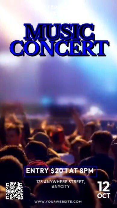 Plantilla de Pink 3d Music Concert Reel Instagram | PosterMyWall