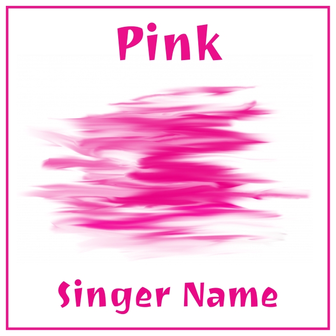 Copy of Pink Abstract Album Cover | PosterMyWall