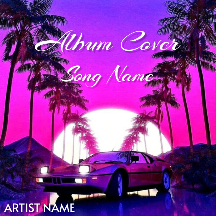 Plantilla de Pink Abstract Album Cover Instagram Post | PosterMyWall