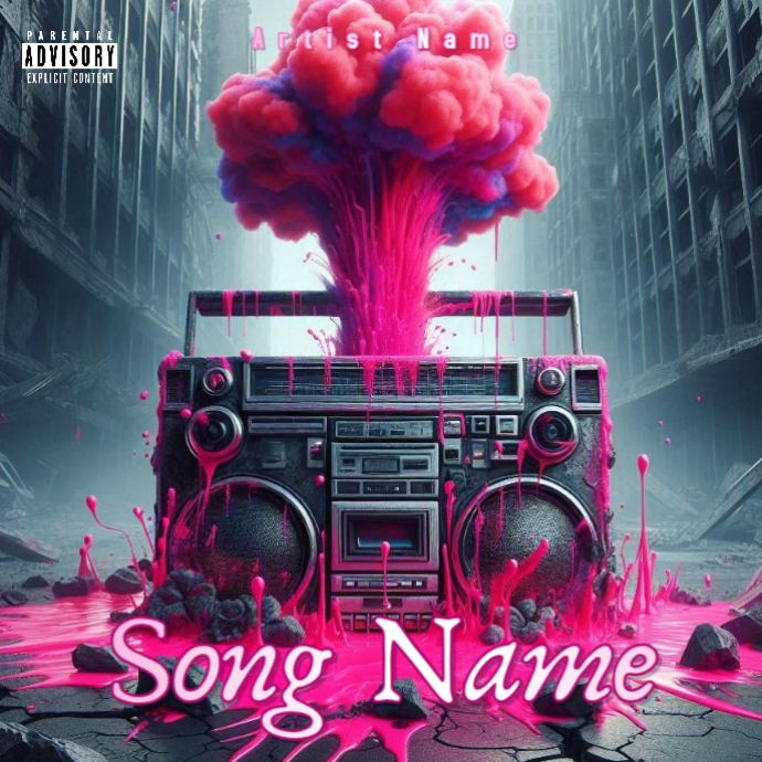 Pink Album Album Cover Template | PosterMyWall