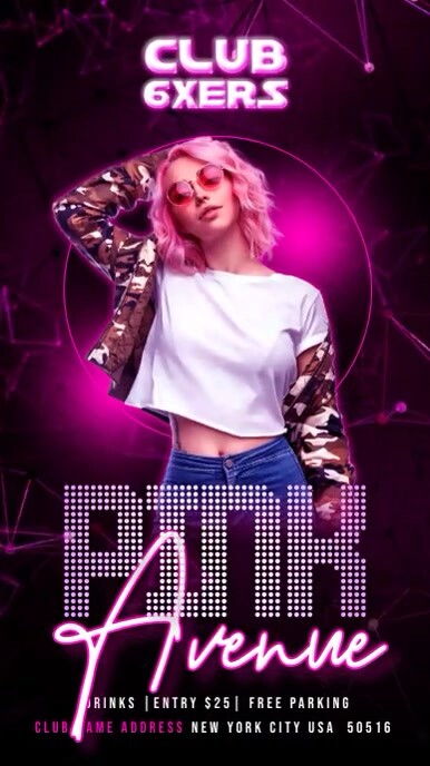 Plantilla de Pink Avenue | PosterMyWall