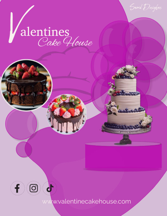 Copy of Pink Bakery Flyer (us Letter) | PosterMyWall