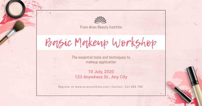 Copy of Pink Beauty Event Cover Image | PosterMyWall