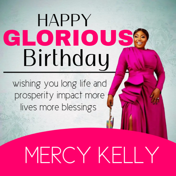 Pink Birthday Celebration Square Template | PosterMyWall