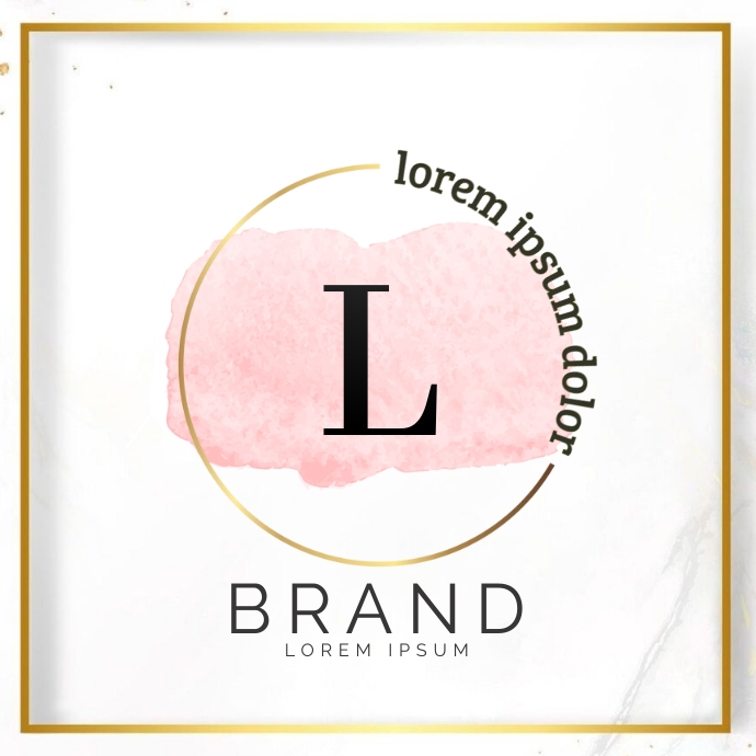 Pink Brand Logo Template | PosterMyWall
