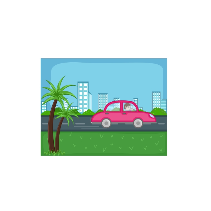 Pink car Template | PosterMyWall