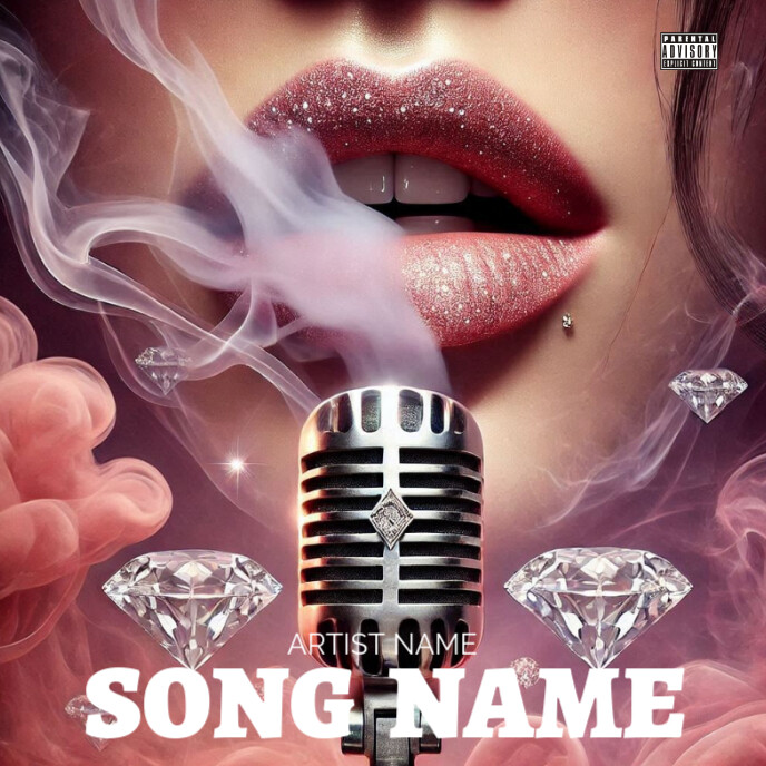 Pink Cd Mixtape Album Cover Artwork Album Cover Template | PosterMyWall