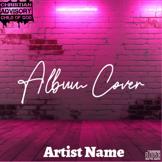 Pink CD Mixtape/ Album Cover Artwork Template | PosterMyWall