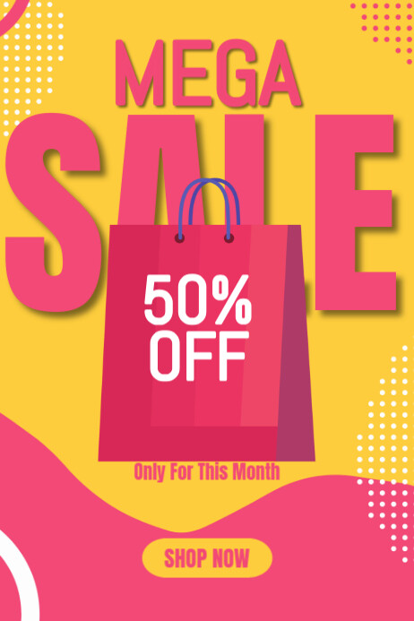 Copy of Pink Ceria Mega Sale Poster | PosterMyWall