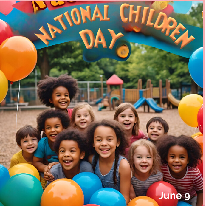 Copy of Pink Collage National Children Day Instagram | PosterMyWall