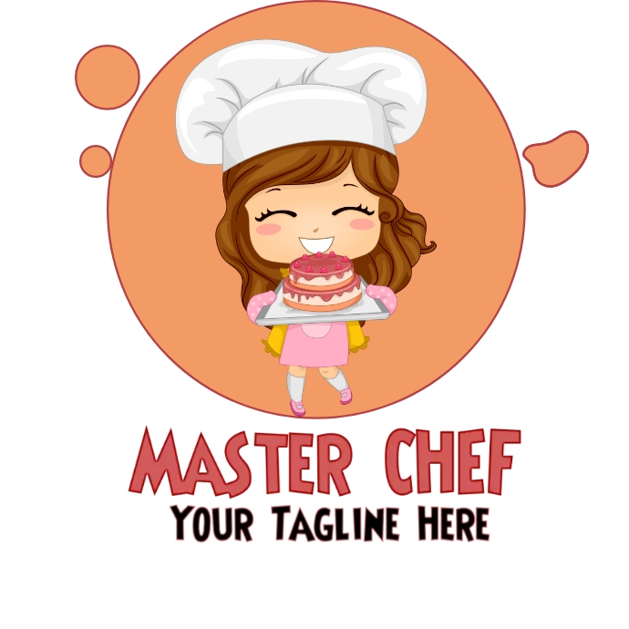 pink color master chef logo Template | PosterMyWall