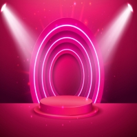 Pink water colour background design Template | PosterMyWall