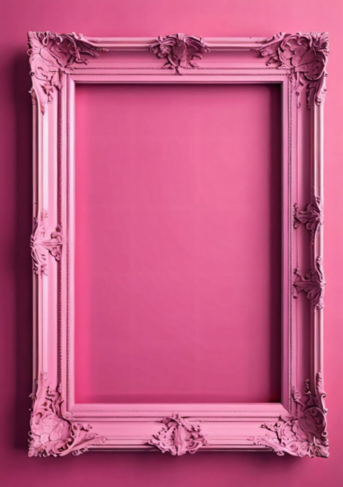 Pink Decorative Frame background Template | PosterMyWall