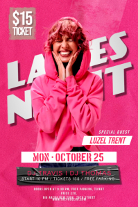 Pink Music Poster Template | PosterMyWall