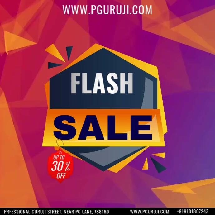 Copy of Pink Flash Sale Ad Instagram Post | PosterMyWall