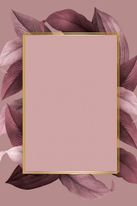 Pink Floral Frame Poster Template | PosterMyWall
