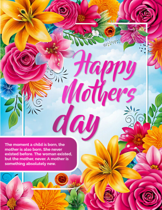 Pink Floral Last-minute Happy Mother's Day Gift Ideas For Mom: Unique ...