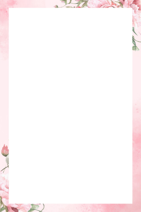 Pink Flower Poster Background Template | PosterMyWall