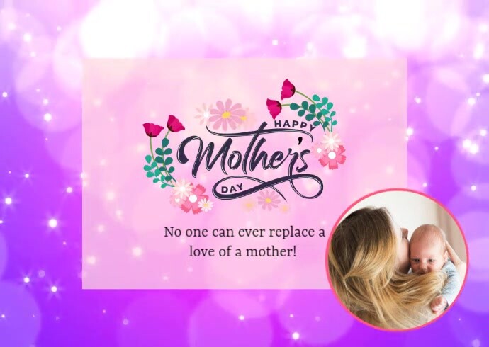 Pink Flowers Mother's day wishes Template | PosterMyWall