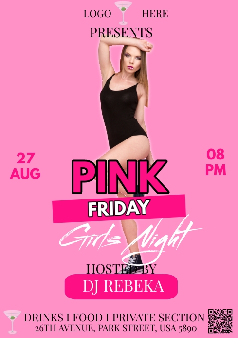 Copy of Pink Friday | PosterMyWall