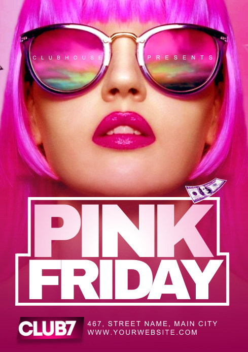Copy of pink friday | PosterMyWall