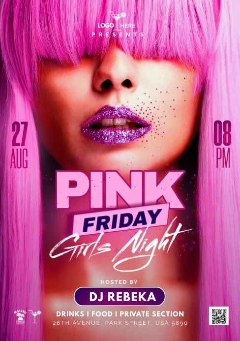 Plantilla de PINK FRIDAY | PosterMyWall