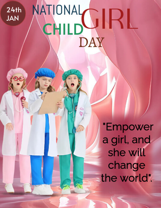 Copy of Pink Girl Empowerment Flyer (us Letter) | PosterMyWall