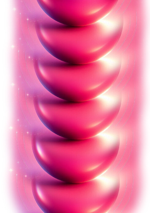 Plantilla de Pink Gradient Semi Circle A4 | PosterMyWall