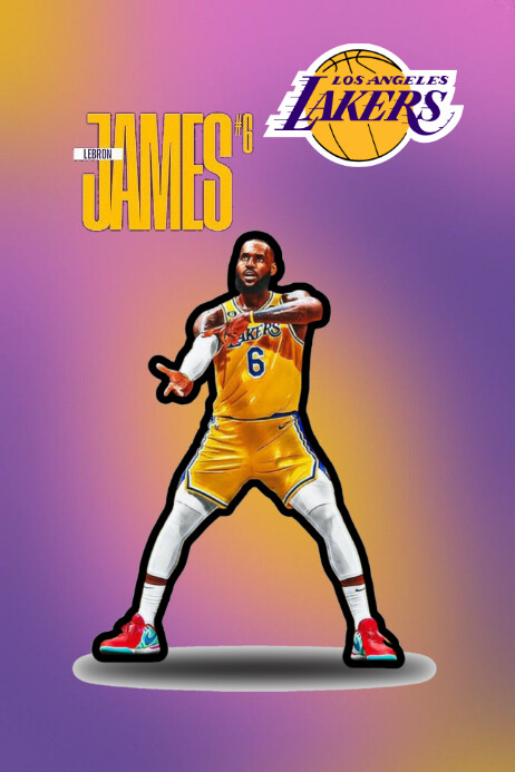 Pink Grunge Los Angeles Lakers Poster Template | PosterMyWall