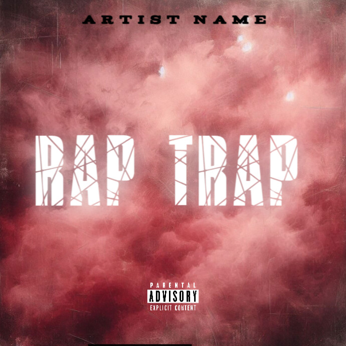 Pink Grunge Rap Trap Mixtape Album Album Cover Template | PosterMyWall