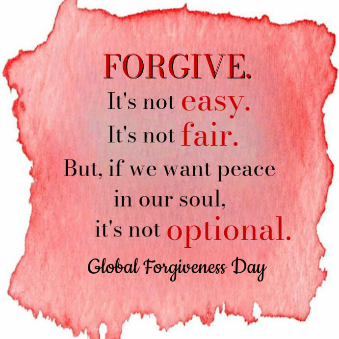 Copy of Pink Illustrative Global Forgiveness Day Instagram Post ...