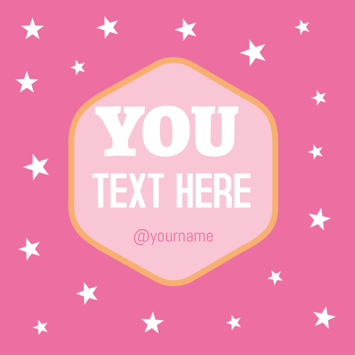 pink Instagram Post Template | PosterMyWall