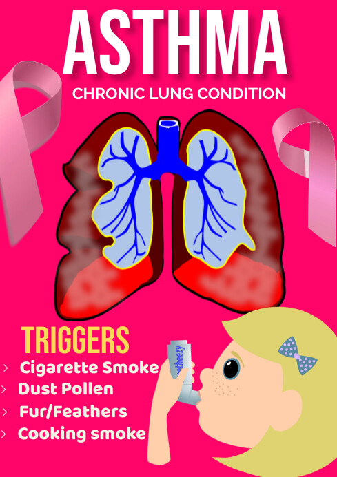 Copy of Pink Joyful Asthama Sale Graphics A1 | PosterMyWall