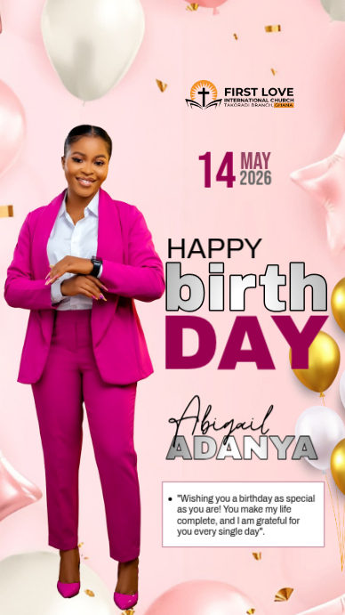 Plantilla de Pink Joyful Birthday Celebration Instagram Story ...