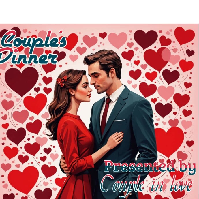 Pink Joyful Couple Instagram Post Template | PosterMyWall