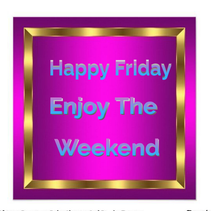 Pink Joyful Happy Friday Instagram Post Template | PosterMyWall